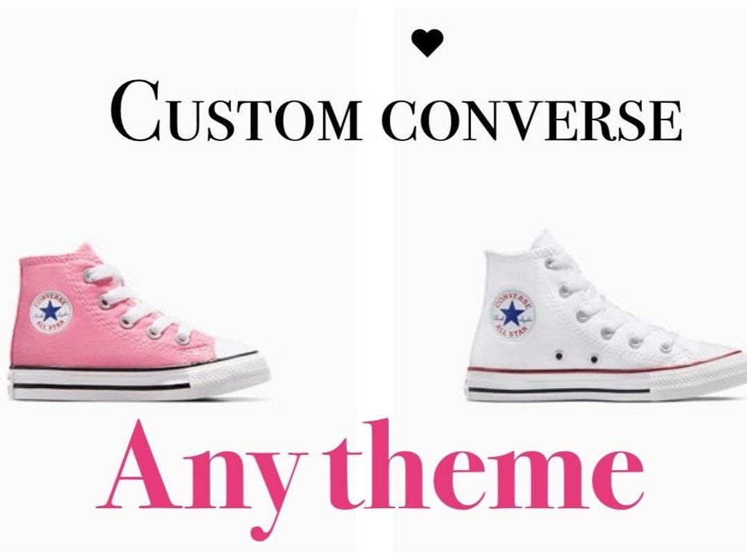 Custom Bling Converse, Any Theme Converse Bling Birthday Outfit, Create ...