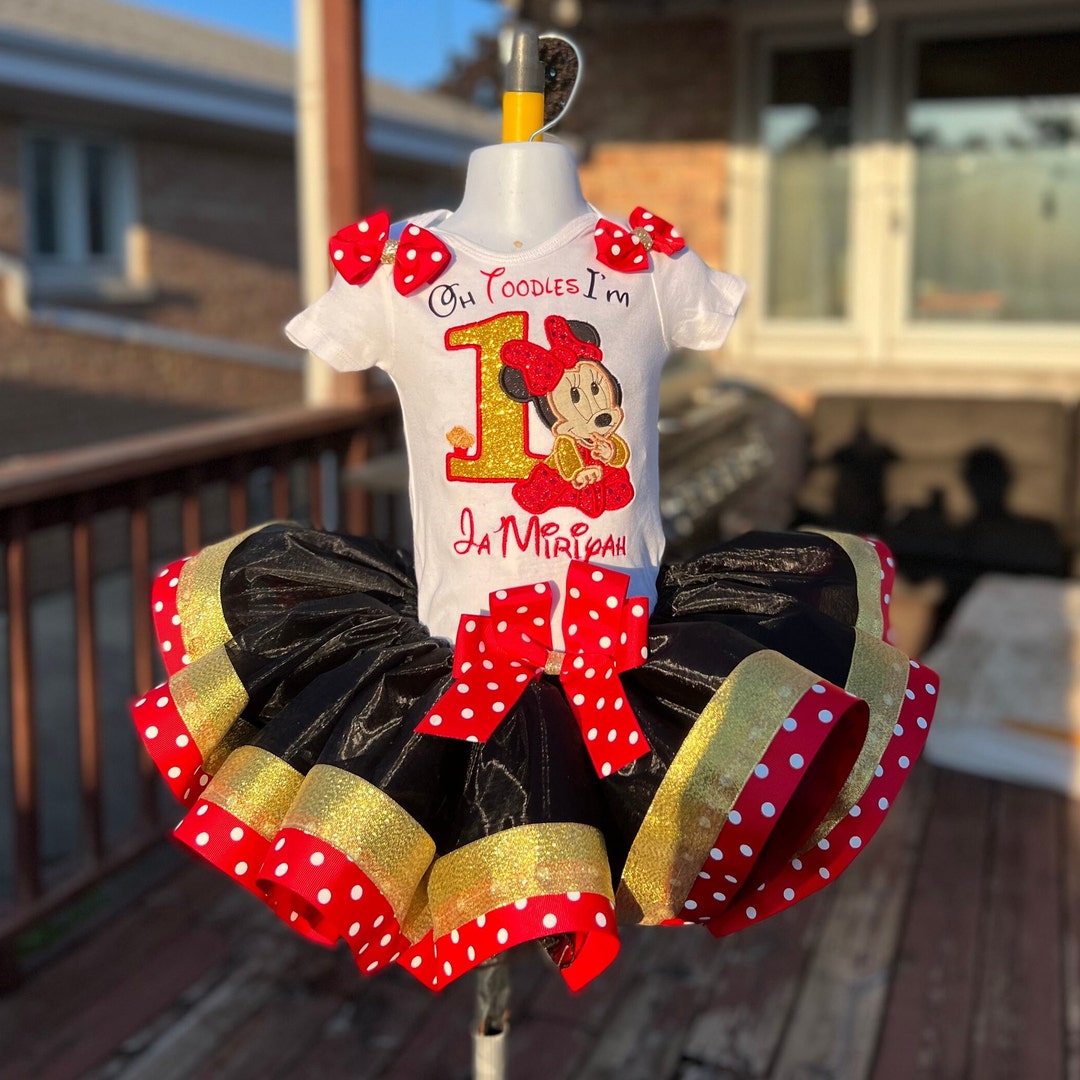 Minnie Mouse Tutu Set, Minnie Mouse Birthday Outfi, I’m Twodles Minnie ...