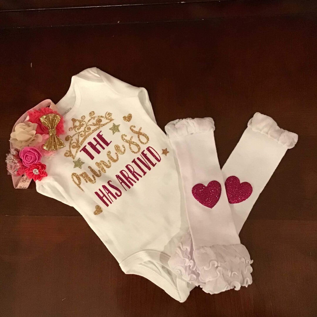 The Princess Has Arrived, Newborn Girl Welcome Home Outfit, Photo Pro ...