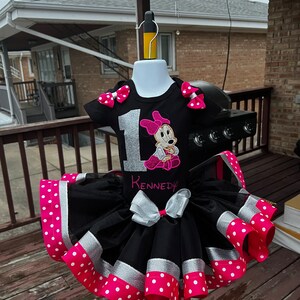 Minnie Mouse Tutu Set, Minnie Mouse Birthday Outfi, I’m Twodles Minnie ...