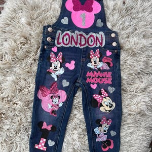 Minnie Mouse Denim Birthday Set, Minnie Converse Shoes, Birthday Outfit ...