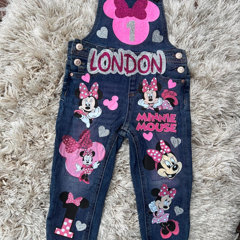 Minnie Mouse Jeans - Etsy