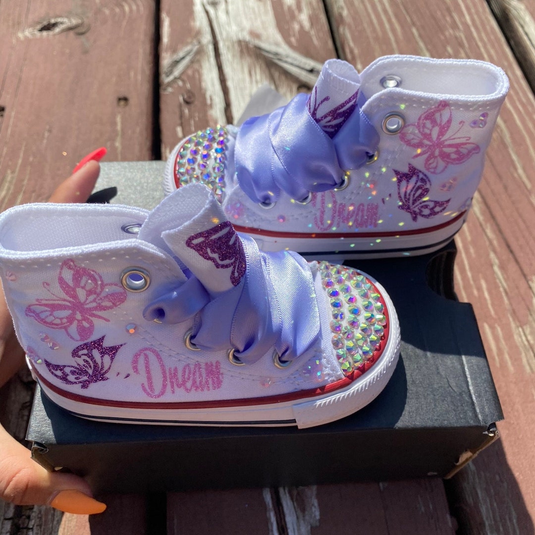 Butterfly Shoes, Butterfly Bling Shoes , Butterfly Sneakers Shoes ...