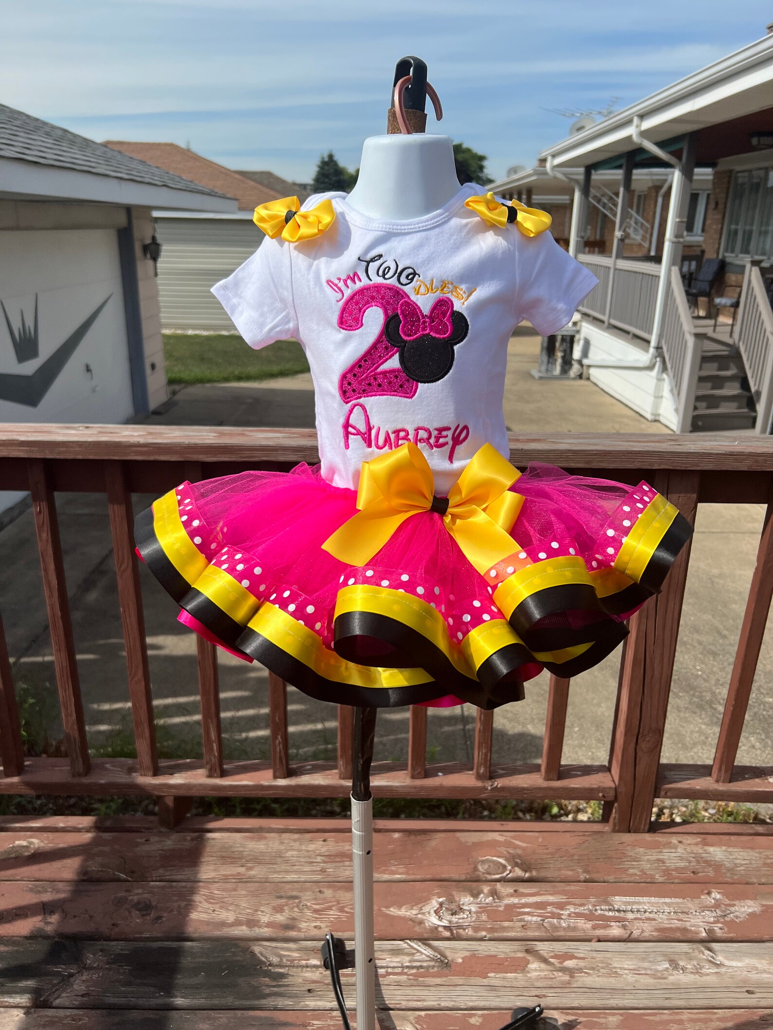 Minnie Mouse Tutu Set Minnie Mouse Birthday Outfit I Am - Etsy