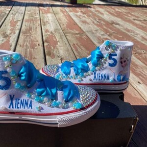 Frozen Bling Shoes, Queen Elsa Bling Shoes, Frozen Personalized Shoes ...
