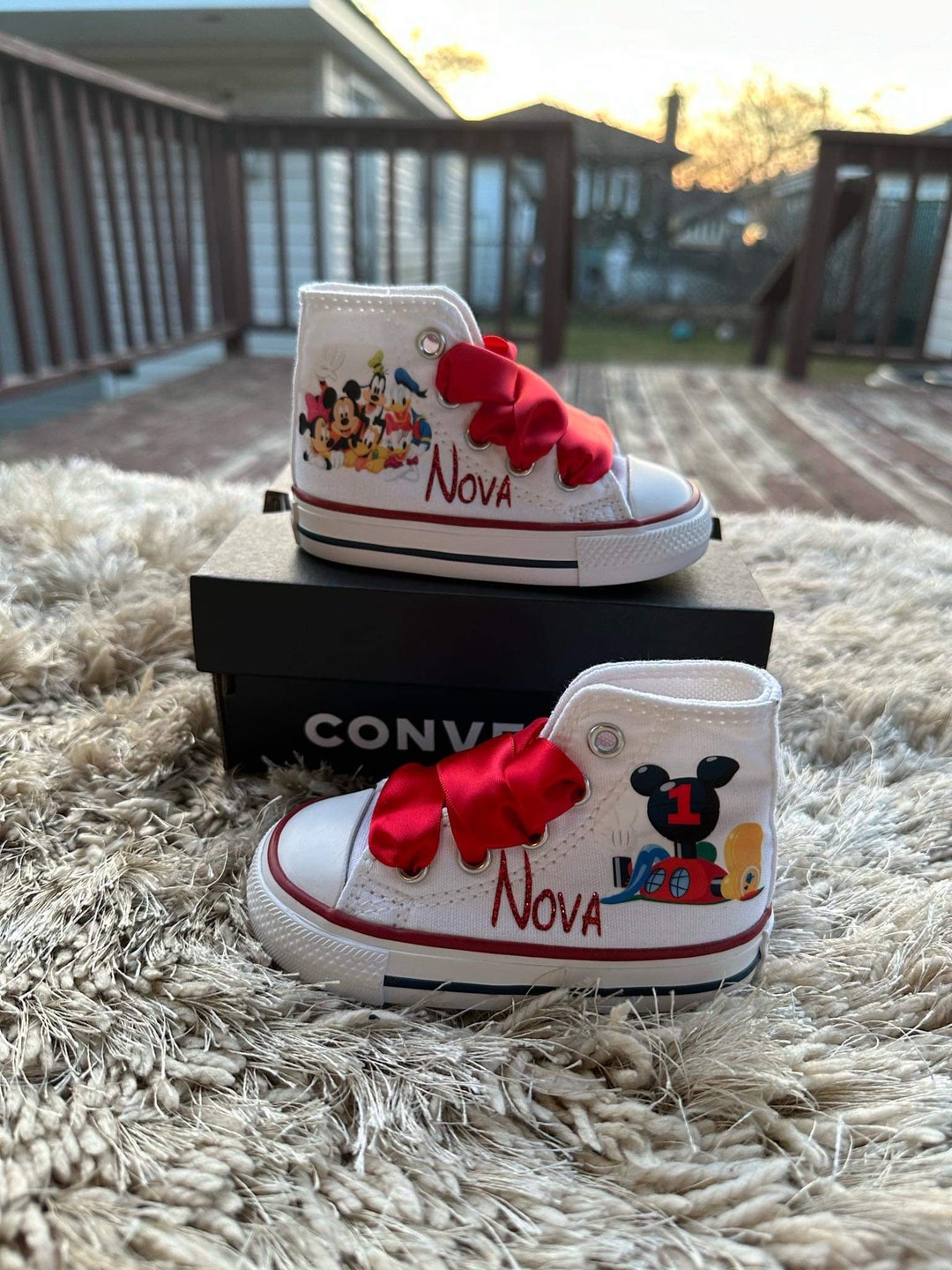 Clubhouse Converse Shoes, Mickey Mouse Clubhouse First Birthday ...