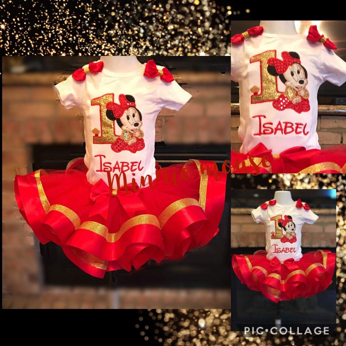 Minnie Mouse Tutu Set, Minnie Mouse Birthday Outfit, Birthday Shirt ...