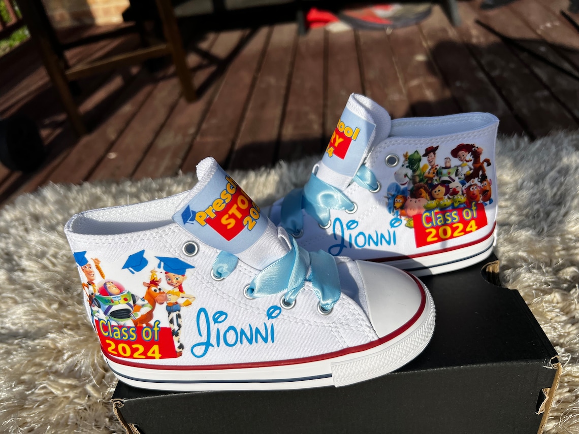 Toy Story Converse Shoes, Birthday Gift - Etsy