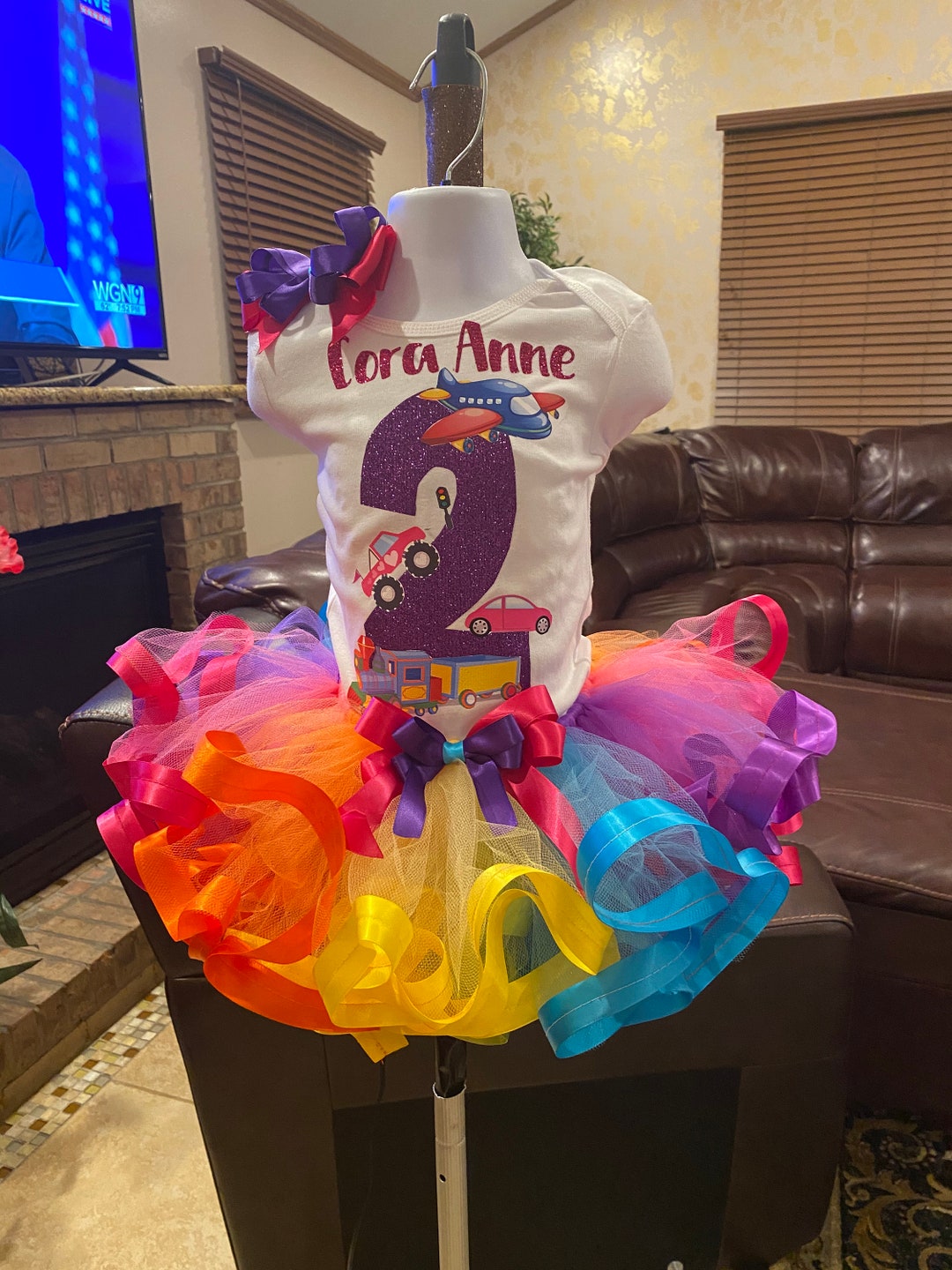 Cars, Airplane , Trains Tutu Set, Train Birthday Outfit, Cars, Train ...