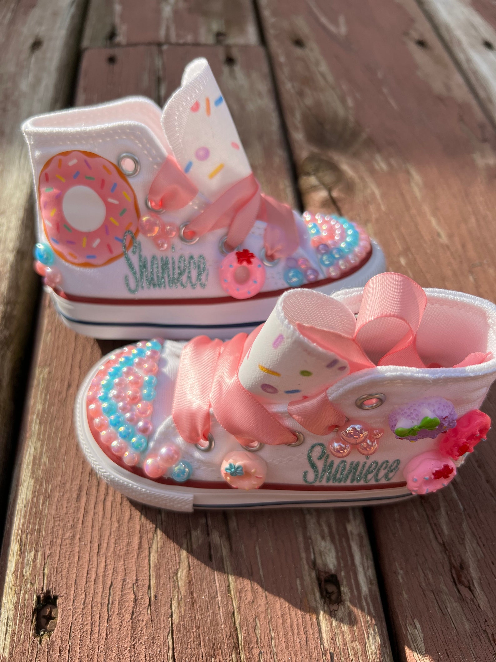 Donut Bling Shoes, Candy Land Shoes, Two Sweet Bling Shoes, Sweet One ...