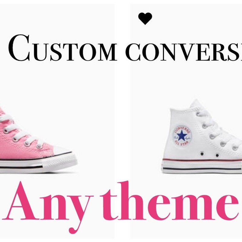 Custom Converse - Etsy