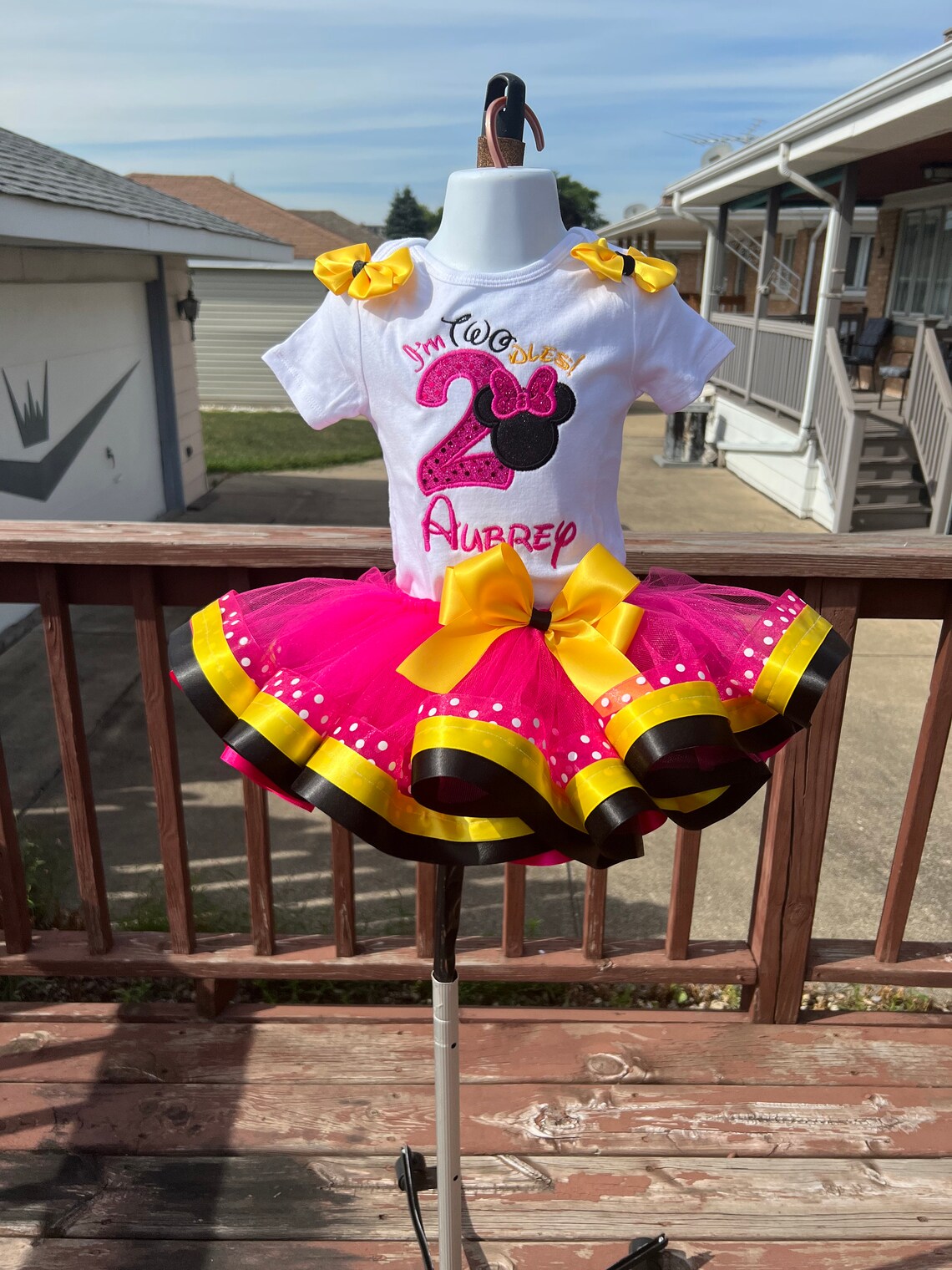 Minnie Mouse Tutu Set Minnie Mouse Birthday Outfit I Am - Etsy