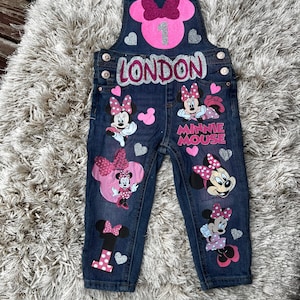 Minnie Mouse Denim Birthday Set, Minnie Converse Shoes, Birthday Outfit ...