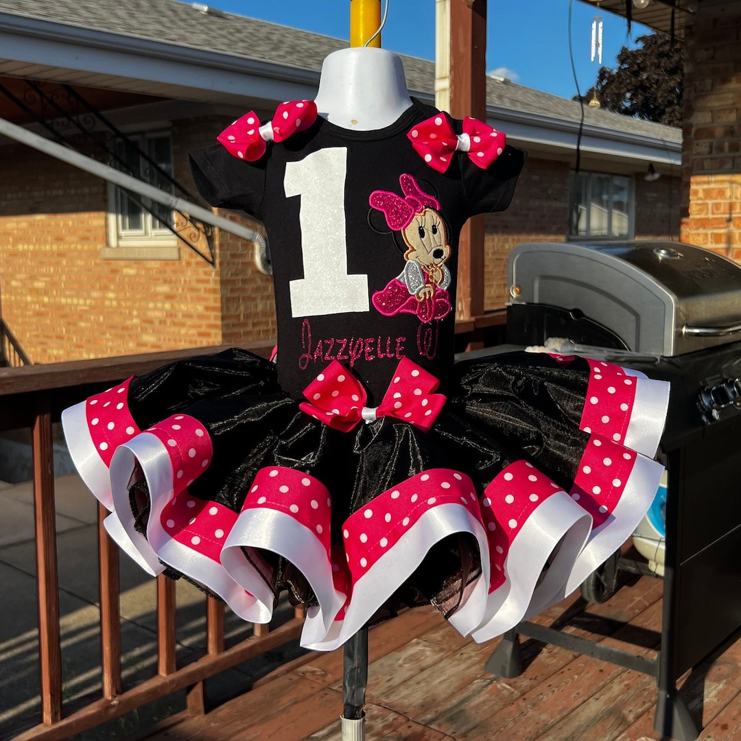 Minnie Mouse Tutu Set Minnie Mouse Birthday Outfi Im - Etsy
