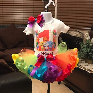 Word Party Tutu Set, Word Party Birthday Outfit, Word Party Dress ...