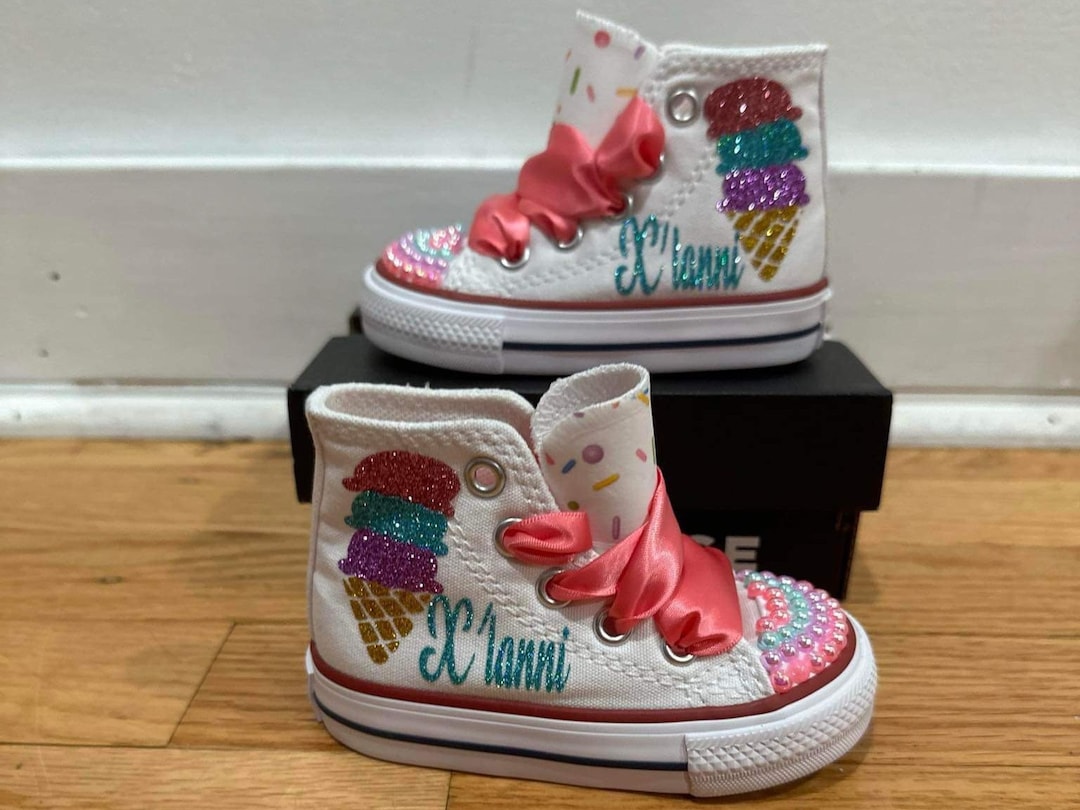 Ice Cream Converse Shoes, Three Scoops of Fun Shoes, Candyland Shoes ...