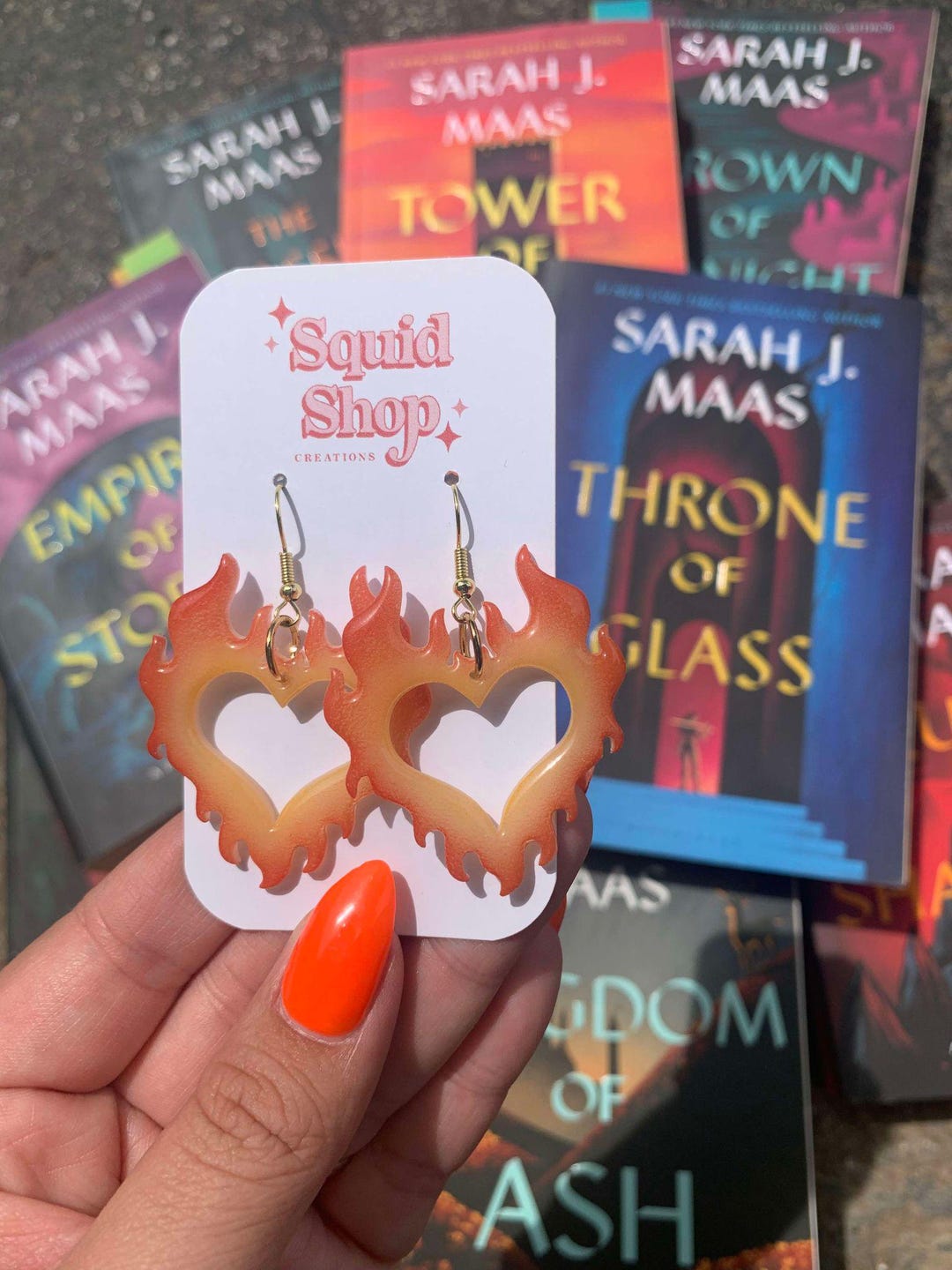 Aelin / Throne of Glass Official Licensed Sarah J. Maas Fan Art Polymer ...