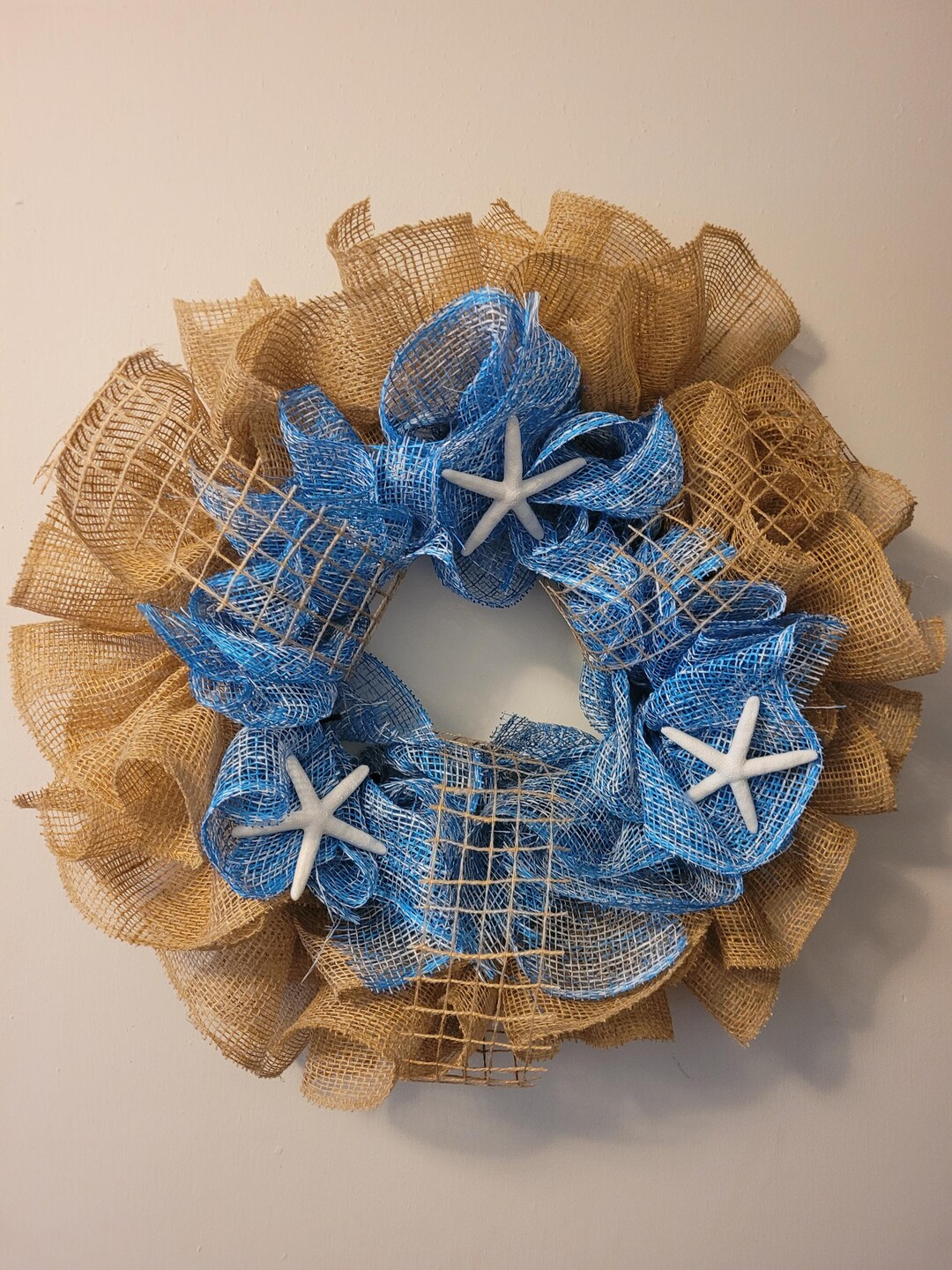 Star Fish Wreath for Front Door. - Etsy