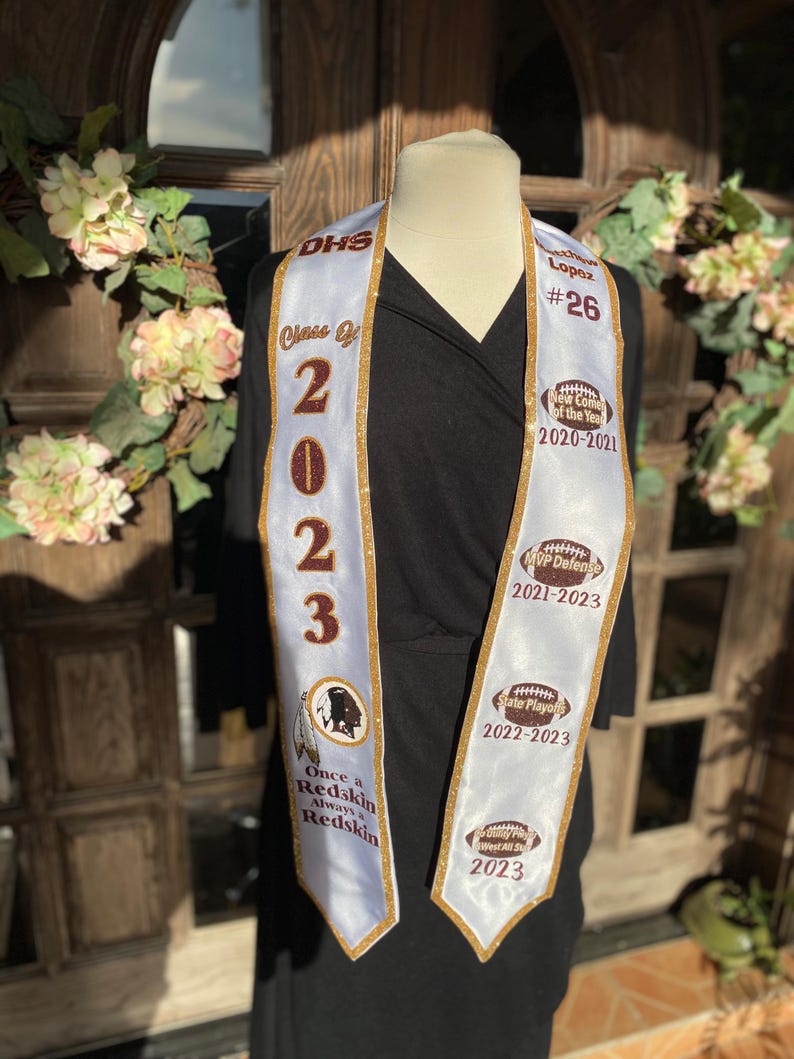 Custom Graduation Stole - Etsy