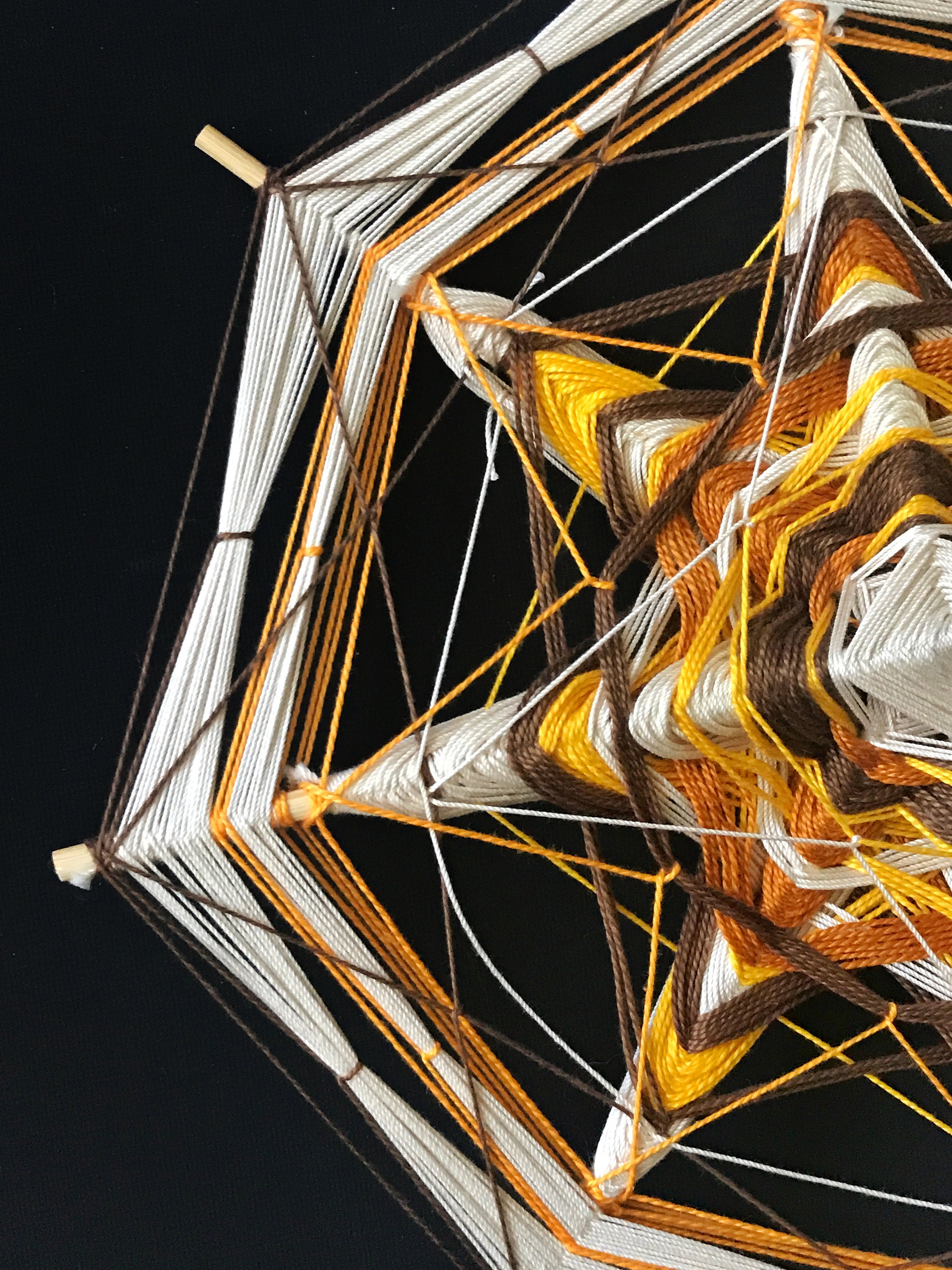 Modern Peaceful Ojo De Dios Mandala Gods Eye Earth Toned - Etsy UK