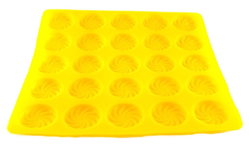 Swirl 25 Cavity Cream Cheese Mint Mold Candy Melts Fondant - Etsy