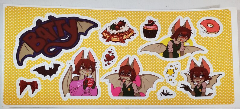 Going Batty Sticker Pack - Etsy