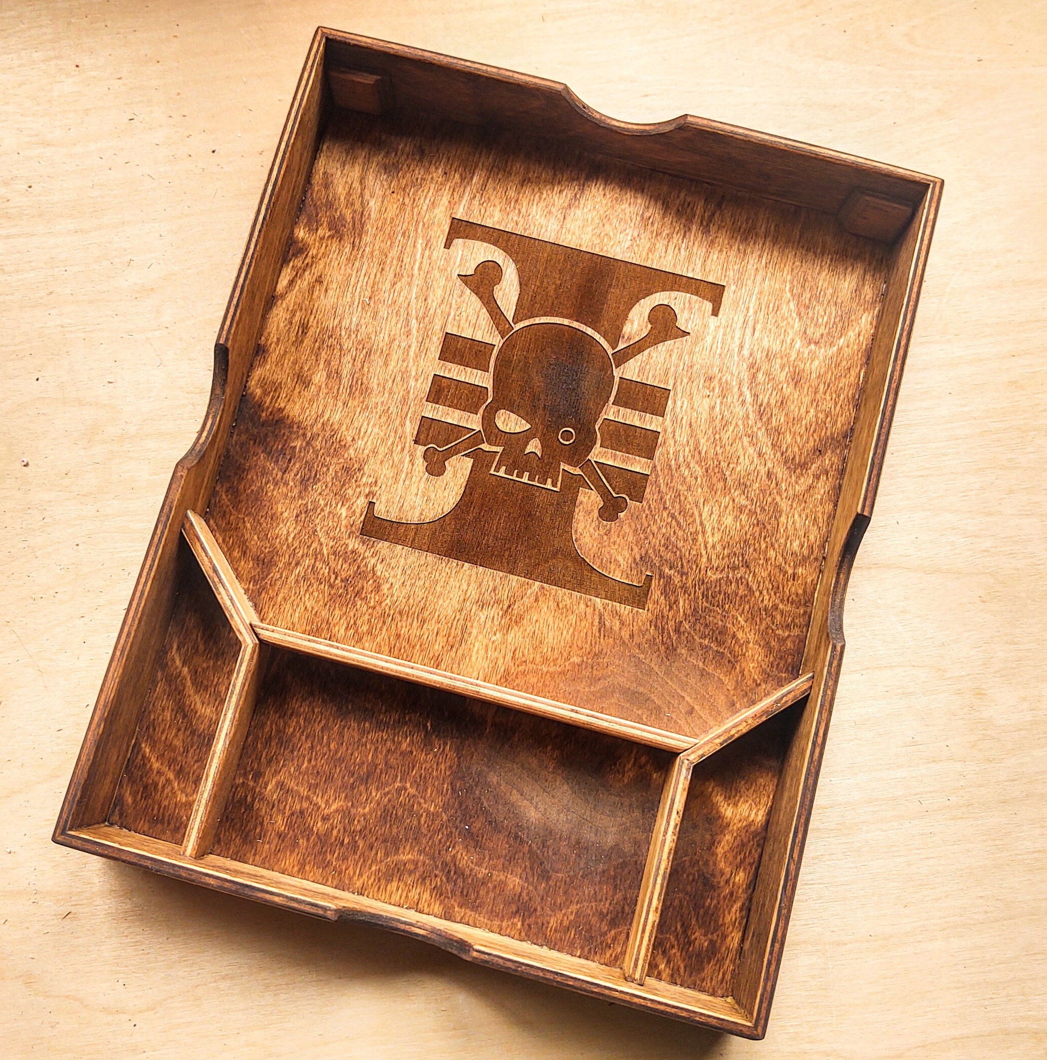 Dice Tray W/ Magentized Fence for Warhammer 40k/age of Sigmar Rulebooks ...