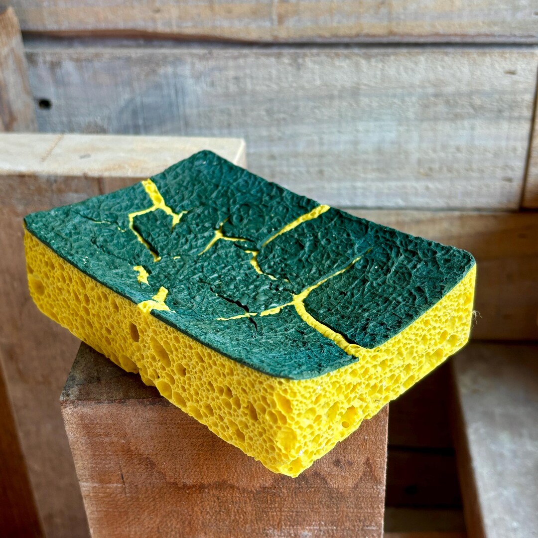 ONE SINGLE FREAKY (godzilla-looking) Ceramic Faux Kitchen Sponge Soap ...