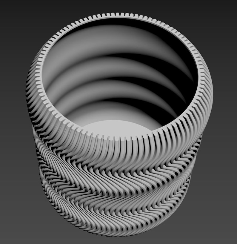 3D Planter Model 9 - Digital Download, STL for 3D Printer - Etsy