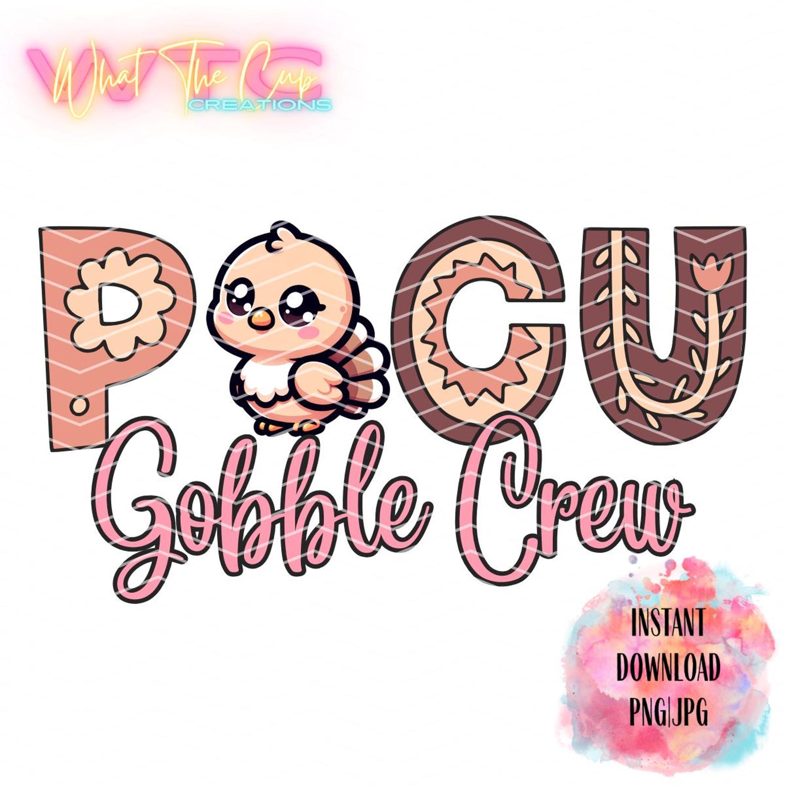 PICU Nurse Thanksgiving PNG: Pediatric ICU Gobble Crew (digital ...