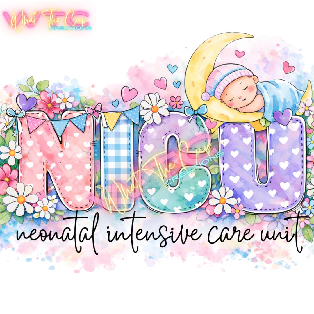 NICU Nurse PNG, Neonatal Intensive Care Unit Design, Watercolor Baby ...