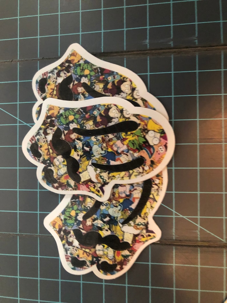 Nickelodeon Sticking Out, Nickelodeon Stickers, Nickelodeon Sticker ...