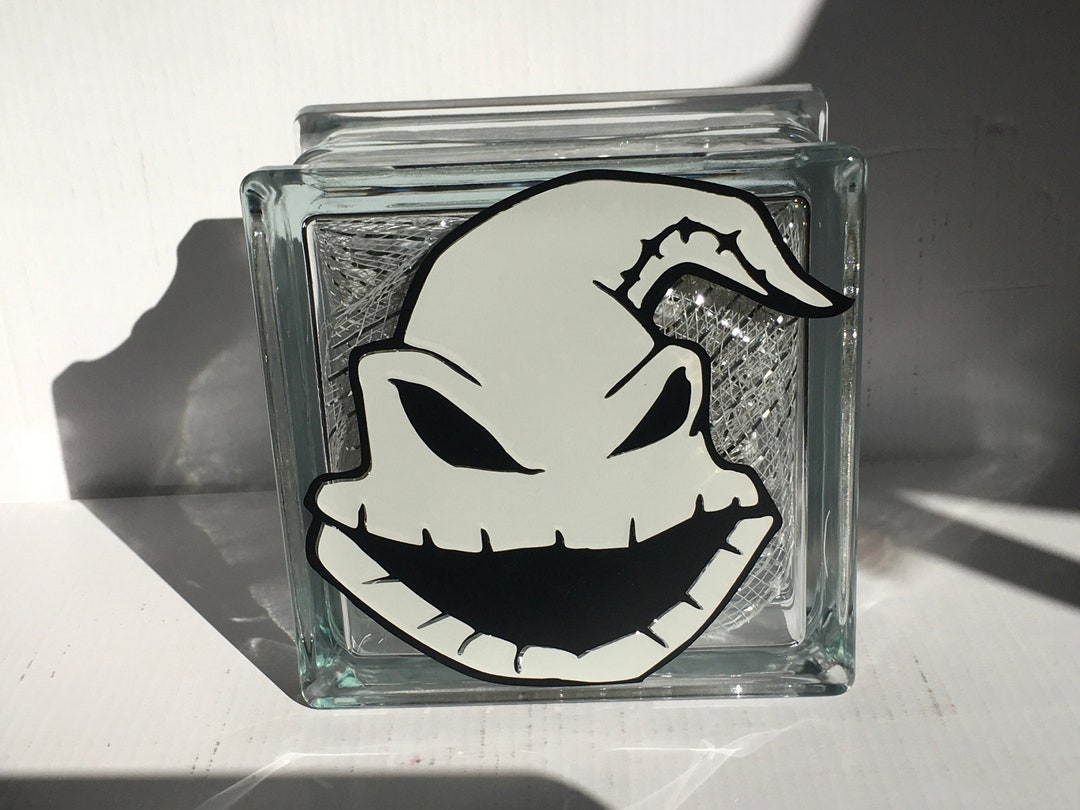 Oogie Boogie, Nightmare Before Christmas, Glass Blocks, Glass Block ...