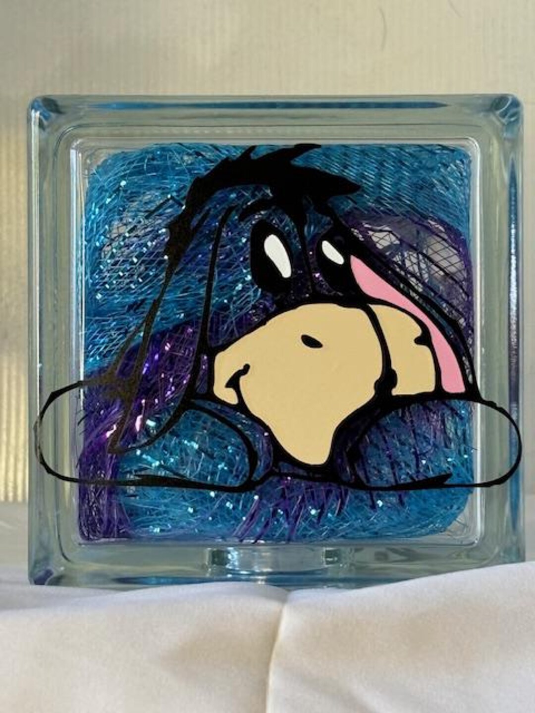 Eeyore, Glass Blocks, Glass Blocks With Lights, Glass Block & Glass ...