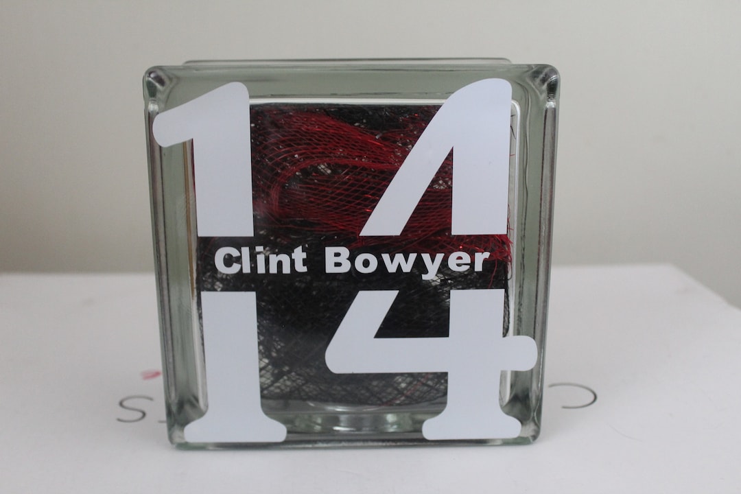 Nascar Clint Bowyer, Glass Blocks, Glass Blocks With Lights, Glass ...