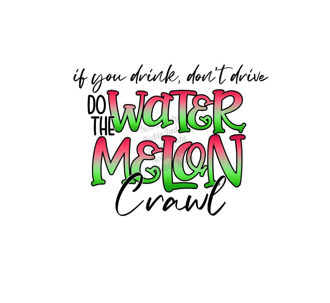 Watermelon Crawl PNG - Etsy