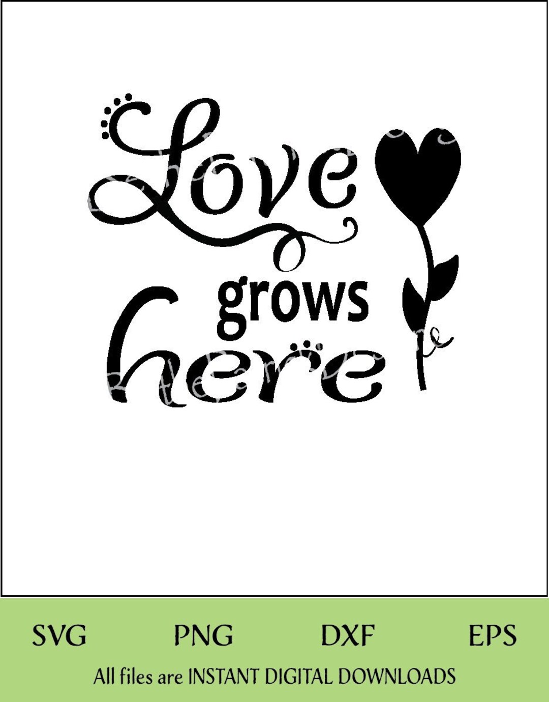 Love Grows Here, Grow Positivity, Plant Flowers and Organic Vegetables ...