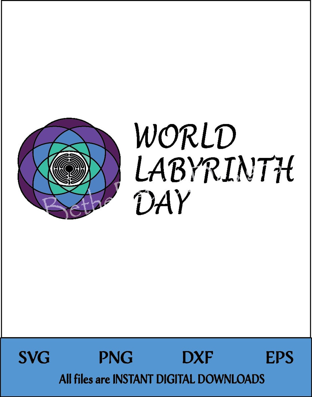 World Labyrinth Day on the First Saturday in May, Walking Labyrinth, Digital Files - Etsy