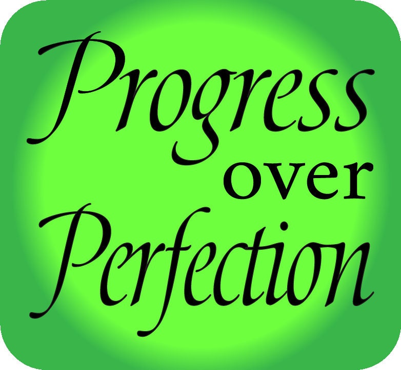 Progress Over Perfection SVG, Progress Over Perfection Clipart ...
