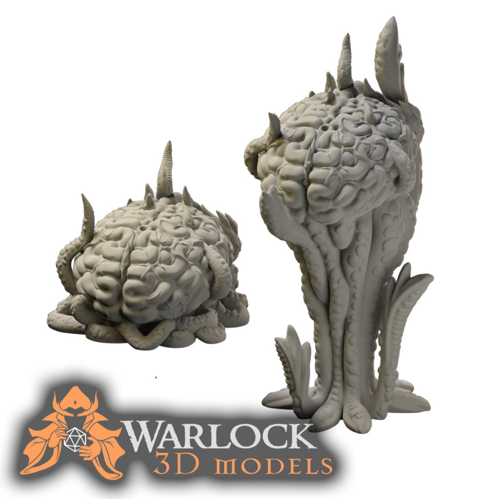 Illithid Eldar Brain Shrine STL File - Etsy