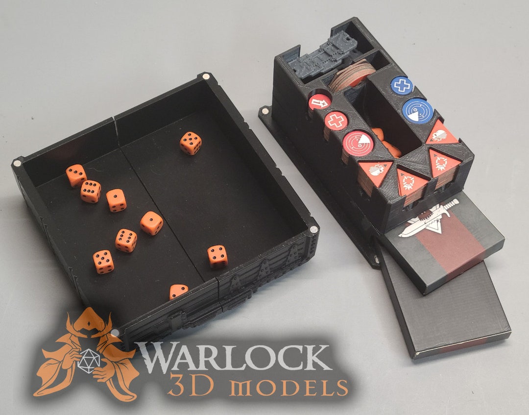 Killteam Token Crate Dice Tray-stl Files - Etsy Australia