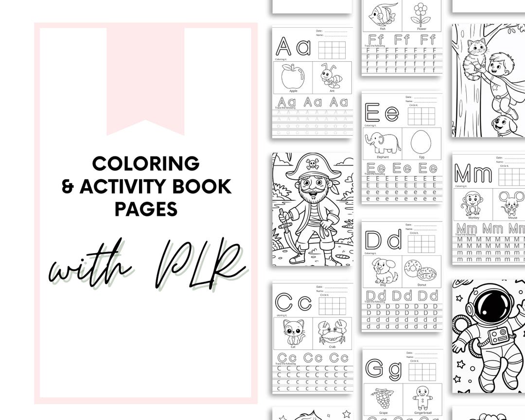 Coloring Book Bundle: 100+ Printable PDF Pages for Kids & Adults ...