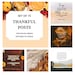 Social Media Engagement Posts, Thanksgiving, Instagram, Canva Fall ...