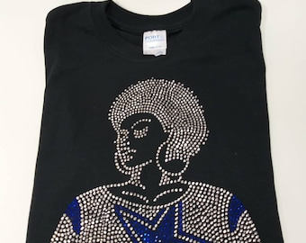 Rhinestone T Shirt | Etsy