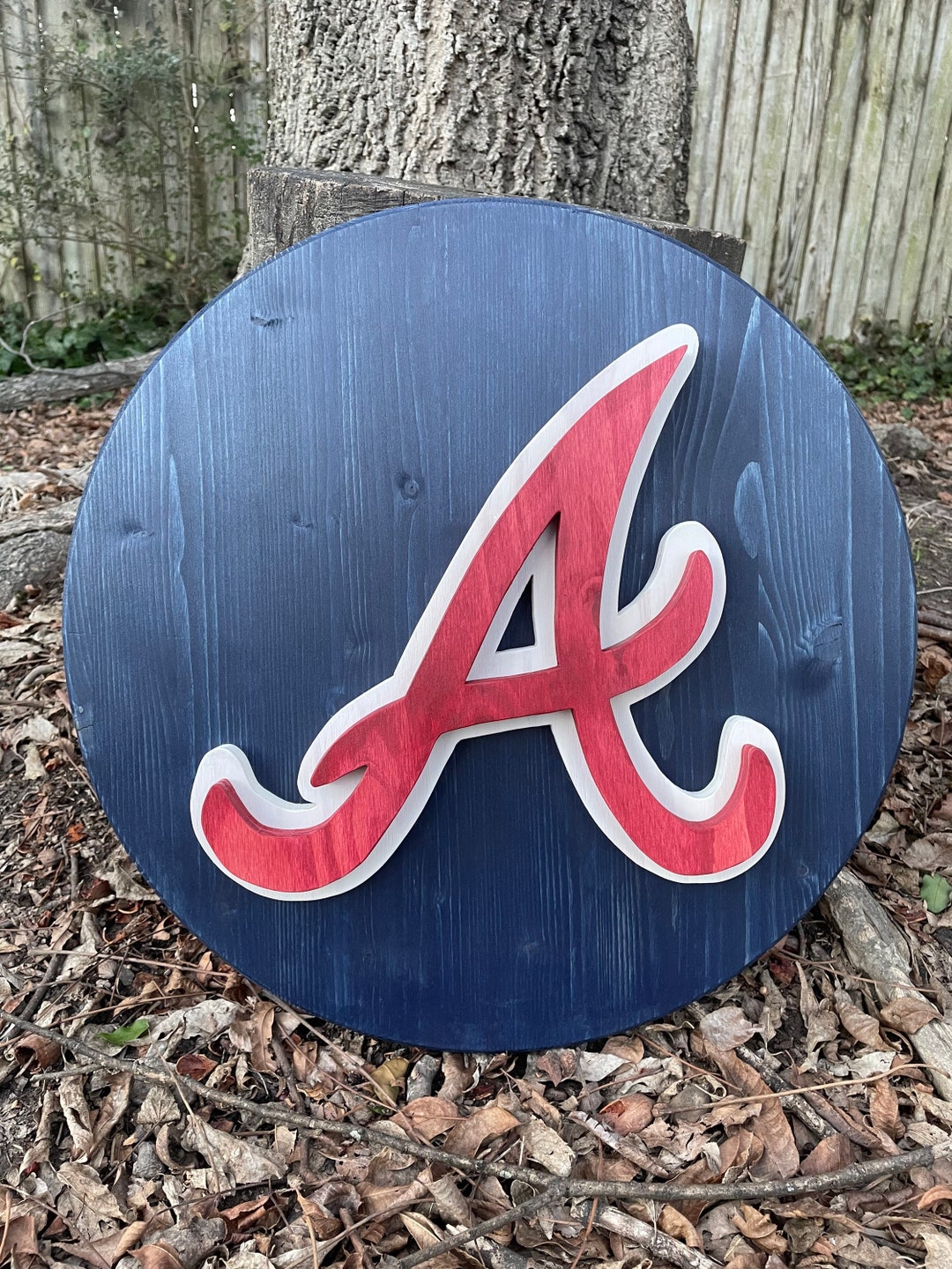 Atlanta Braves MADE TO ORDER Wooden Wall Art - Etsy