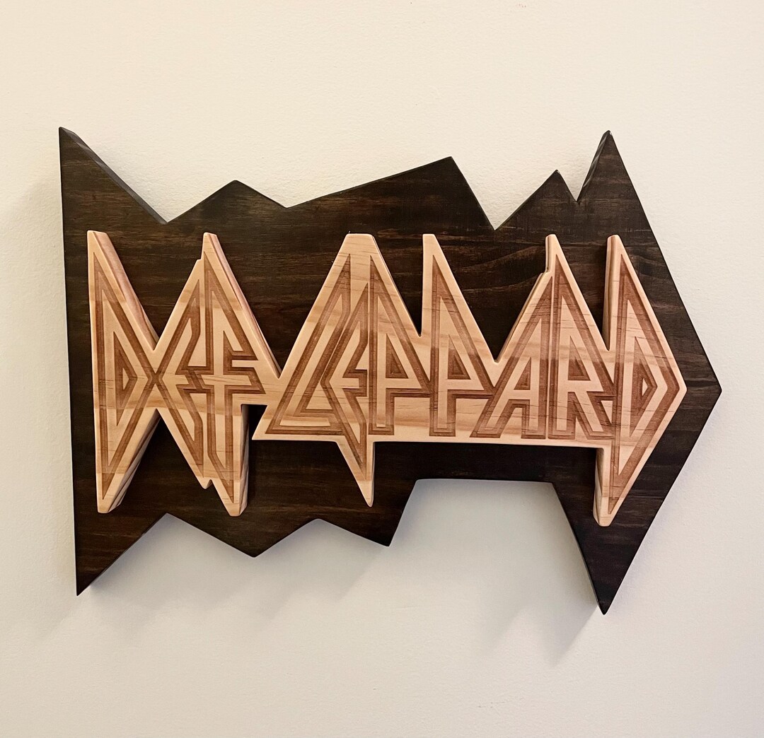 Def Leppard Engraved Wood Sign - Etsy