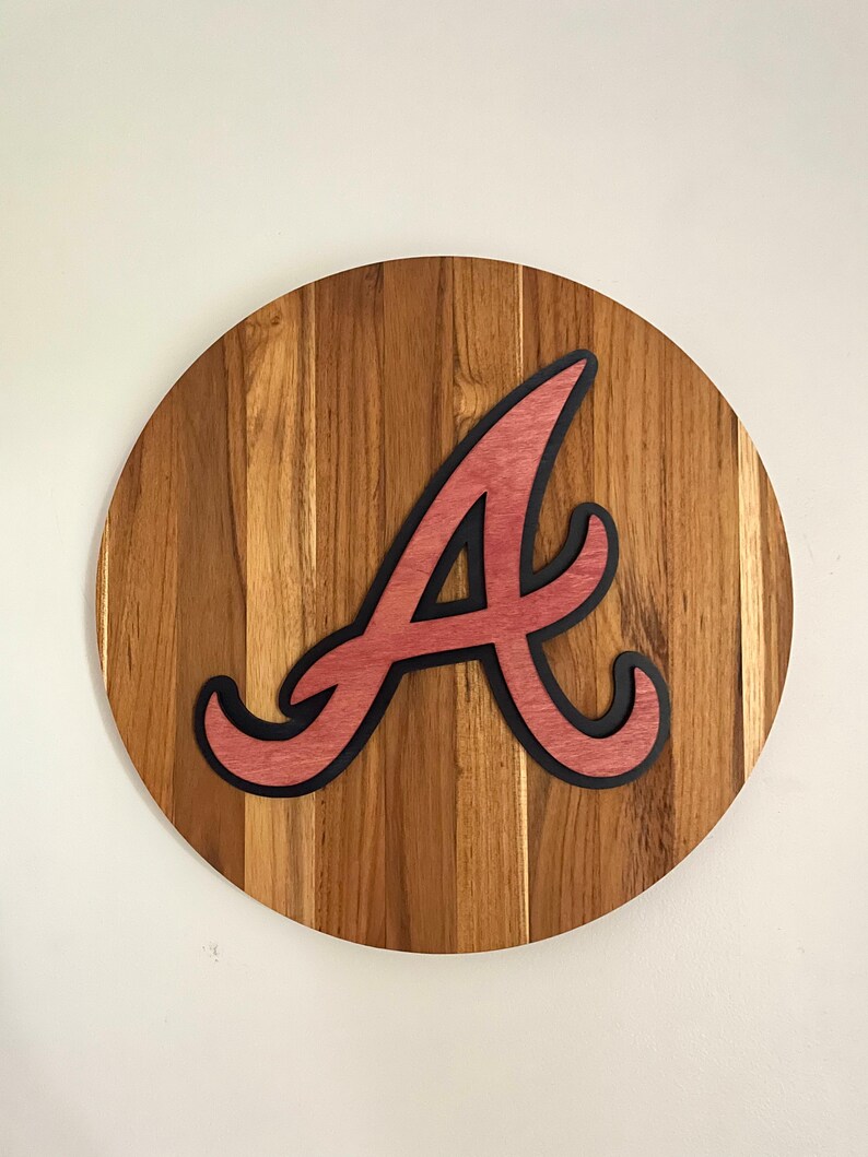 Atlanta Braves MADE TO ORDER Wooden Wall Art - Etsy