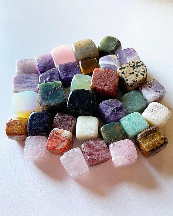 Crystal Cubes Crystal Carving Crystal Cube Selection Large - Etsy