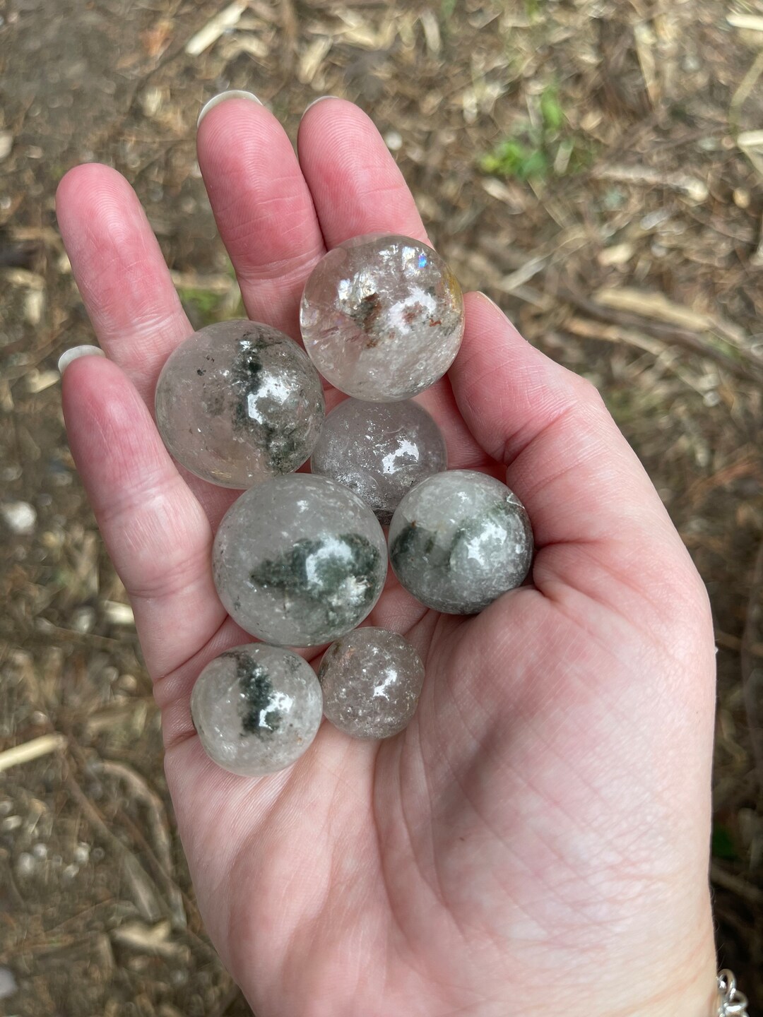 Rare Garden Quartz Spheres, Garden Quartz Crystal Ball, Quartz Orb ...