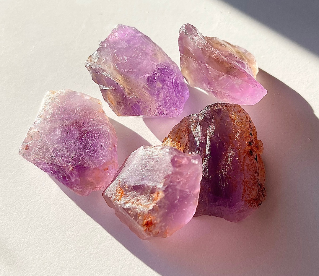 Rare Raw Ametrine Crystal Chunk, Raw Ametrine, Purple Amethyst With ...